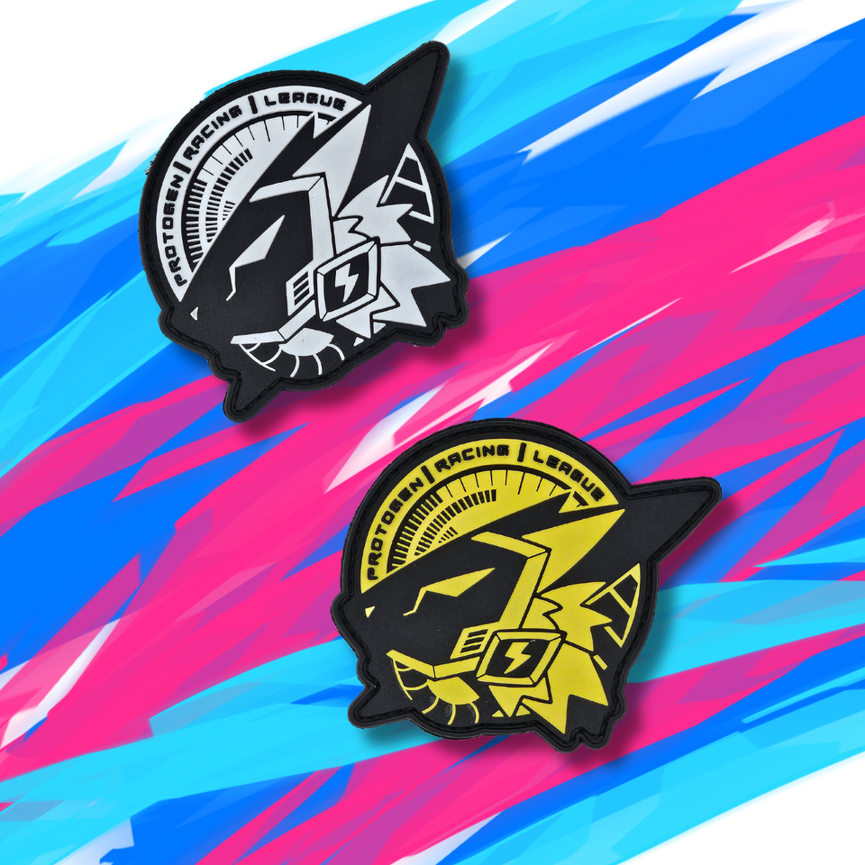 Protogen Racing League PVC Patch – 3” Velcro Backed Design – BossMonsta