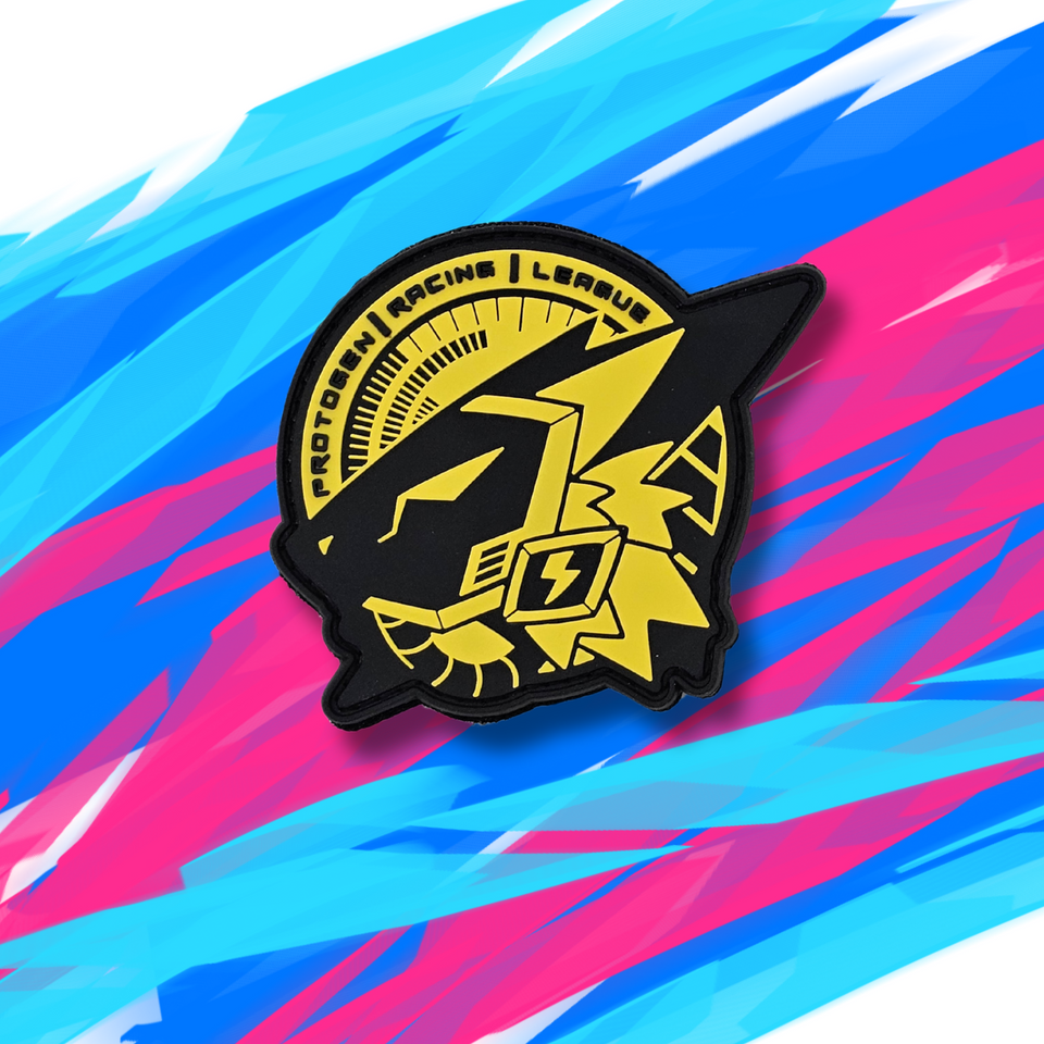 Protogen Racing League PVC Patch – 3” Velcro Backed Design – BossMonsta