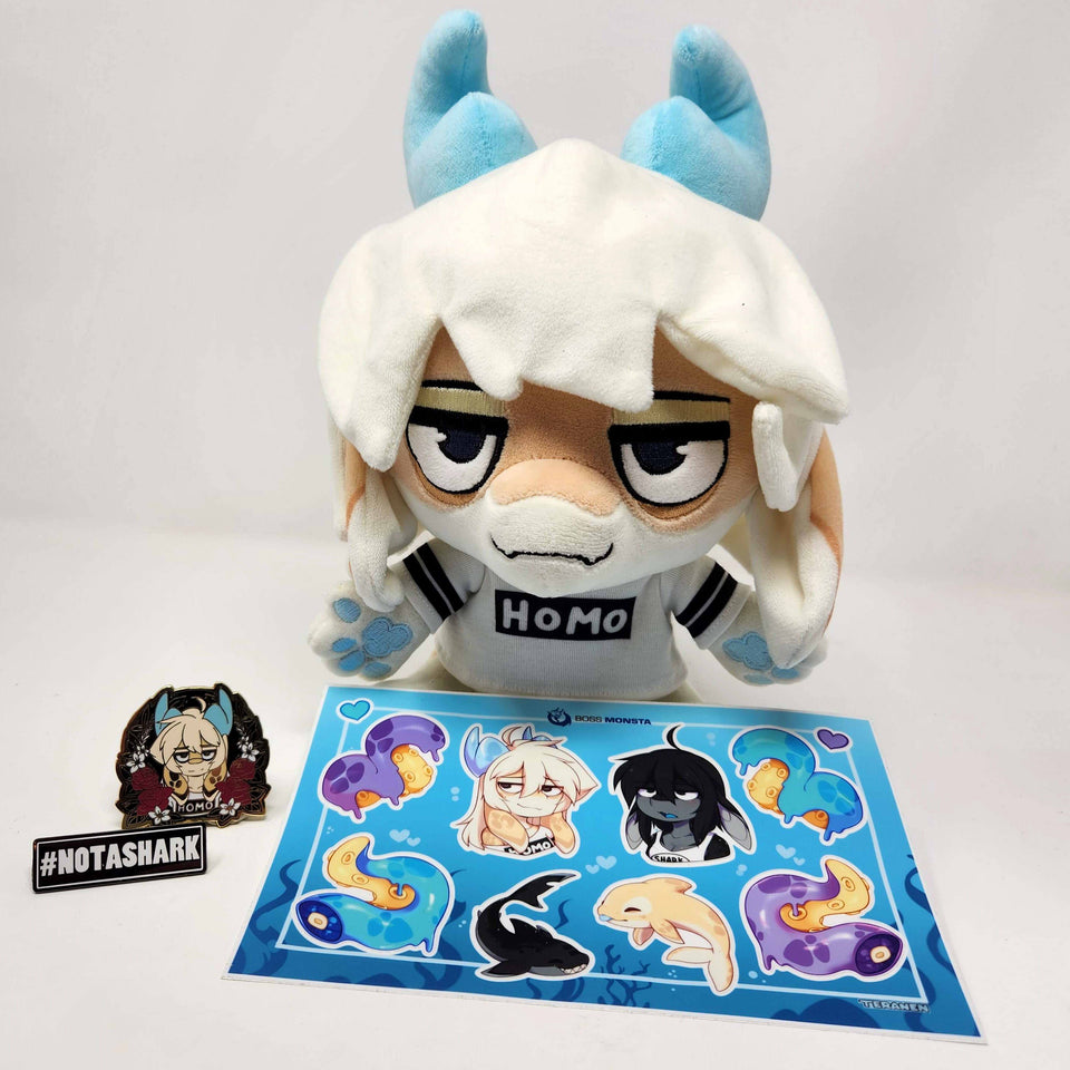 Teranen "Nami the OrcaDragon" - Sitting Plushie [Final Sale] – BossMonsta